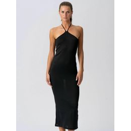 TEESHOPPEN Damen Jerseykleid "TEESHOPPEN Dress Jasmin", schwarz, Gr. L, Obermaterial: 100% Baumwolle, Kleider