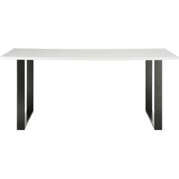 Esstisch Home Affaire, B:180cm H:76cm T:80cm, wei&szlig;, Tische, "Sherwood, Tisch im Industrial-Style, Wohnzimmertisch, K&uuml;chentisch", Metallgestell, in 2