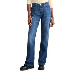 Marc O'Polo MARC O'POLO Damen 5-Pocket-Jeans "Kiruna", blau, Gr. 32, Denim/Jeans, Obermaterial: 92% Baumwolle, 6% Elastomultiester, 2% Elasthan, Jeans, flared