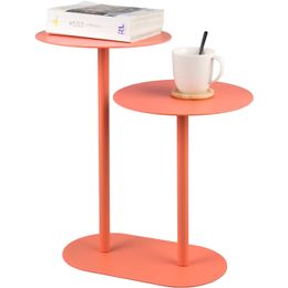Beistelltisch, B:50cm H:53cm, orange, Mirrors and More, Wohnzimmer, Tische, "FERRA"