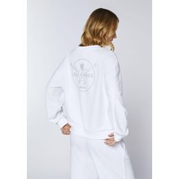 Chiemsee Damen Sweatshirt, wei&szlig;, Gr. XS, 80% Baumwolle, 20% Polyester, Sweatshirts