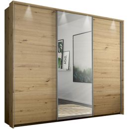 Kleiderschrank OTTO HOME, B:278cm H:233cm T:64cm, braun, Holzwerkstoff, Kinderzimmer, Schr&auml;nke, "Mehrzweckschrank Aktenschrank M&ouml;bel Mietswohnung