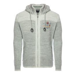 Carisma Herren Strickjacke "Carisma Strickjacken", grau, Gr. S, uni, Obermaterial: 100% Polyacryl PAN., Strickjacken, Premium Strickjacke