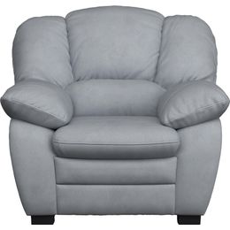 Sessel COTTA, B:110cm H:88cm T:92cmsmoke, 100% Polyester, Wohnzimmer, Sessel, "Casino, B.110 cm, bis 120 kg belastbar", Polstergarnitur, auch als Set