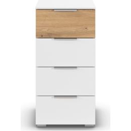 Schubkastenkommode OTTO HOME, B:40cm H:81cm T:42cm, wei&szlig;, Holzwerkstoff, Sideboards, "Highboard Sideboard Schubladenkommode Kommode Schlafzimmer