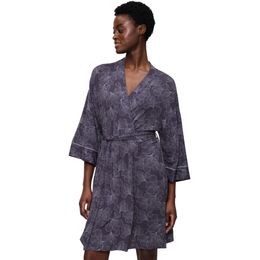 Triumph Damen Morgenmantel "Aura Spotlight Robe 01", Gr. 44, grau, Modal, Hausm&auml;ntel, weich, atmungsaktiv, knielang