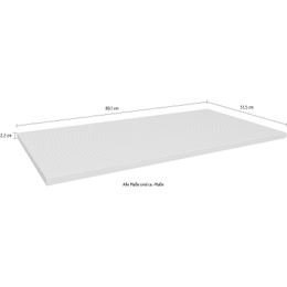 Einlegeboden Wiemann, B:80,1cm H:2,2cm T:51,5cm, silber, Holzwerkstoff, Einlegeb&ouml;den