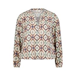 Cartoon Damen Schlupfbluse "Damen mit Muster"nature, braun, Gr. 42, Obermaterial: 100% Viskose, Blusen