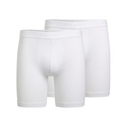 Falke Herren Boxer "Daily Comfort", Gr. M, wei&szlig;, Obermaterial: 96% Baumwolle CO. 4% Elasthan EL., Unterhosen