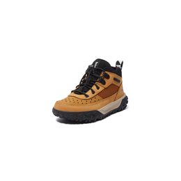 Timberland Schn&uuml;rboots 'GreenStride Motion 6' Jungen Gr&ouml;&szlig;e 32 hellbraun / schwarz