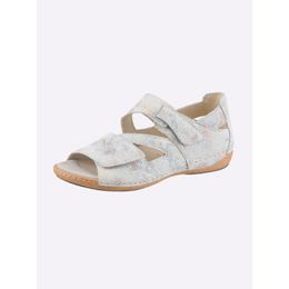 Waldl&auml;ufer Waldl&auml;ufer Damen Sandalette, Natur, Gr. 7,5, Sandalen & Sandaletten, Material: Nubukleder