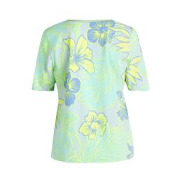 Betty Barclay Damen Kurzarmshirt "Damen mit Blumenprint", bunt, Gr. 40, Jersey, Obermaterial: 95% Baumwolle, 05% Elasthan, Shirts