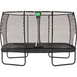 EXIT Gartentrampolin &raquo;Allure Premium&laquo; mit Sicherheitsnetz schwarz B/L/T: 382cm x 239cm
