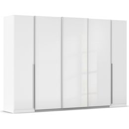 Schwebet&uuml;renschrank OTTO HOME, B:301cm H:210cm T:62cm, wei&szlig;, Holzwerkstoff, Schr&auml;nke, "Dreh-/Schwebet&uuml;renschrank Kleiderschrank Familie, Agordo",