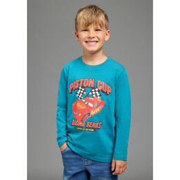 Kidsworld Jungen Kidsworld Langarmshirt &raquo;CARS Lightning McQueen Shirt, Disney&laquo; Disney-Shirt, Basic-Passform, Langarm, modischer Stil 104/110