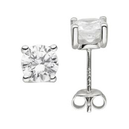 Jobo Damen Paar Ohrstecker "Ohrringe Silberohrringe 7 mm", Silber 925 (Sterlingsilber), silber, Silber 925 (Sterlingsilber), Ohrringe, 925 Silber mit