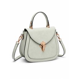 Damen Umh&auml;ngetasche "Alessa", Collezione Alessandro, gr&uuml;n, Lederimitat, Taschen, mit aufgesetztem Steckfach