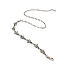 Damen Ketteng&uuml;rtel "Biene", silber, Basic, Collezione Alessandro, unifarben, Metall, G&uuml;rtel, mit kleinen Bienen, Made in Italy