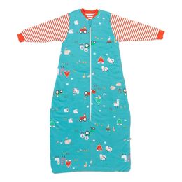 SCHLUMMERSACK Babyschlafsack "Schlafsack ohne F&uuml;&szlig;en 3.5 Tog", L: 110cm, blau, Schlafs&auml;cke