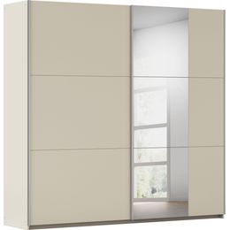 Schwebet&uuml;renschrank Rauch, B:218cm H:210cm T:59cm, beige, Holzwerkstoff, Schr&auml;nke, "Kleiderschrank Schrank Garderobe AURELIO", zeitloses Design,