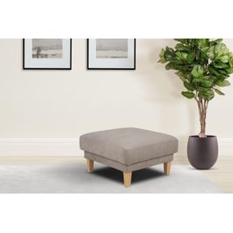 Polsterhocker OTTO HOME, B:82cm H:46cm T:72cm, grau, Luxus-Microfaser weich (92% Polyester, 8% Nylon);Filzoptik ( 100% Polyester);Luxus-Microfaser