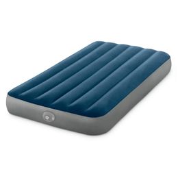 Intex Luftbett "Dura Beam Prestige Downy Twin mit wiederaufladbarer Luftpumpe", B/H/L: 99cm x 25cm x 191cm, blau, Luftbetten