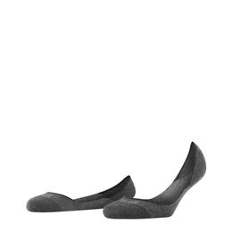 Falke Damen F&uuml;&szlig;linge "Step Medium Cut", Gr. 41, schwarz, Obermaterial: 92% Baumwolle CO. 5% Polyamid PA. 3% Elasthan EL., glatt, Socken