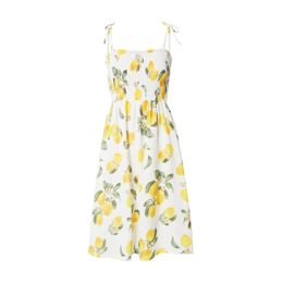 Haily's Hailys Summer Dress 'Gi44a' female size 42 Lemon / Green / White