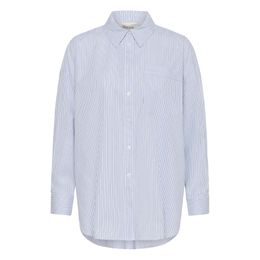 My Essential Wardrobe Bluse Damen Gr&ouml;&szlig;e XXL blau / wei&szlig;