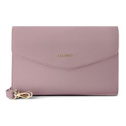 LAZAROTTI Damen Clutch "Bologna Leather Clutch Umh&auml;ngetasche Leder 23 cm", rosa, Leder, Taschen