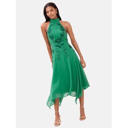 Lipsy Kleid Damen Gr&ouml;&szlig;e 40 gr&uuml;n / dunkelgr&uuml;n