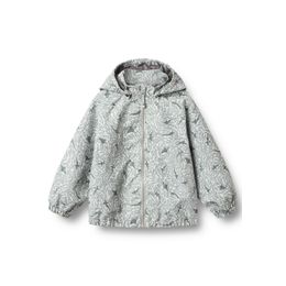 Wheat Kinder Outdoorjacke "Wheat Jacket Bassio", grau, Gr. 140, mehrfarbig, 100% Polyester, Jacken, schnelltrocknend