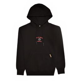 PAS DE MONACO Herren Kapuzensweatshirt "Pas De Monaco SPEEDSTER HOODY", schwarz, Gr. XL, bedruckt, 80% Baumwolle, 20% Polyester, Sweatshirts
