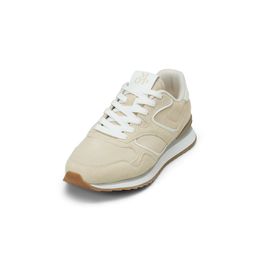 Marc O'Polo MARC O'POLO Damen Sneaker "aus weichem Veloursleder", Gr. 41, beige, Obermaterial: 100% Leder, unifarben, Schuhe