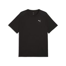 Puma Herren Trainingsshirt "PWRTRAIN Trainingsshirt Herren", schwarz, Gr. XXL, Obermaterial: 50% Polyester, 25% Baumwolle, 25% Viskose, Shirts