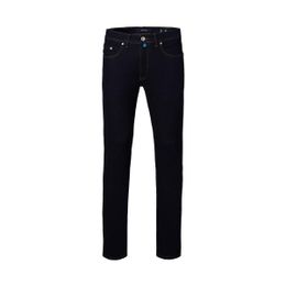 Pierre Cardin Herren Slim-fit-Jeans "Lyon Tapered", blau, Gr. 36, uni, Obermaterial: 70% Baumwolle CO. 24% Lyocell CLY. 4% Polyester PES. 2% Elasthan