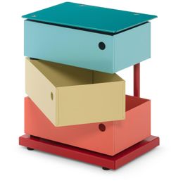 Dottus Trade Drehladen-Container Stahlblech 3-fach Polychrom Dario