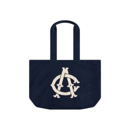 Tragetasche "Another Cotton Lab Major Tote Bag", ANOTHER COTTON LAB, blau, Baumwolle, Taschen