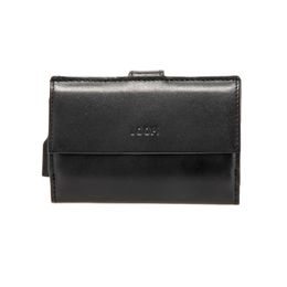JOOP! JOOP Damen Kartenetui "pero c-three e-cage sv8f", schwarz, Leder, Basic, Kleinlederwaren, Geldb&ouml;rse Portemonnaie Damenb&ouml;rse Ledergeldb&ouml;rse