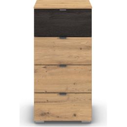 Schubkastenkommode Rauch, B:40cm H:81cm T:42cm, braun, Holzwerkstoff, Sideboards, "Sideboard Kommode Schubladenkommode APOLLON", mit 4 ger&auml;umigen