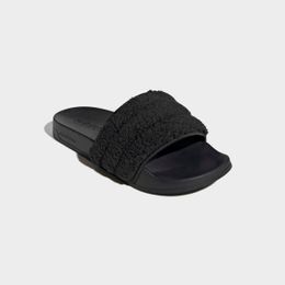 Damen Hausschuh "ADILETTE NOSHOWER", adidas Sportswear, Gr. 48,5, schwarz, Textil, Schuhe, Pantolette