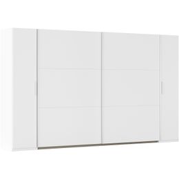 Schwebet&uuml;renschrank Rauch, B:354cm H:210cm T:59cm, wei&szlig;, Holzwerkstoff, Schr&auml;nke, "Kleiderschrank Dreht&uuml;renschrank Schrank Garderobe KRONACH", mit