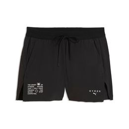 Puma Damen Trainingsshorts "W X HYROX 3 2IN1 SHORT", schwarz, Gr. XS, Obermaterial: 87% Polyester, 13% Elasthan, Hosen, Regular Fit, f&uuml;r Fitness und