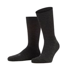 Falke Damen Socken "Walkie Ergo", grau, Gr. 37, Obermaterial: 63% Schurwolle WV. 35% Polyamid PA. 2% Elasthan EL., Socken