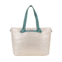 Damen Shopper "Cloud Shopper Big Limited Painted Straw", Fritzi aus Preussen, beige, 100% Polypropylen, unifarben, Taschen, im Bastlook