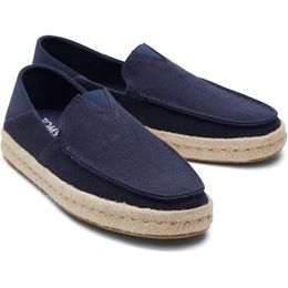 Toms Shoes TOMS Alonso Jute Herren Marine Espadrilles