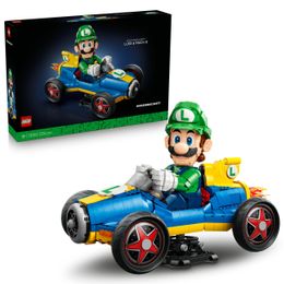 Lego Konstruktionsspielsteine "Mario Kart: Luigi & Turboflitzer (72050), Lego Super Mario", blau, Kunststoff, Spielbausteine, Made in Europe