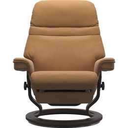 Relaxsessel stressless, B:79cm H:103cm T:78cm, braun, Leder BATICK: BATICK ist ein leicht korrigiertes, durchgef&auml;rbtes und genarbtes M&ouml;belleder, bei