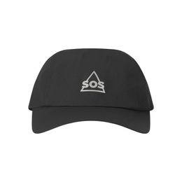 SOS Damen Baseball Cap "Ash", schwarz, bestickt, 92% Polyamid, 8% Elasthan, Caps, mit praktischen Bel&uuml;ftungsl&ouml;chern