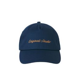 Jack & Jones JACK & JONES Herren Baseball Cap "JACFRAME NORREBRO CAP NOOS", blau, unifarben, Web, Baumwolle, Caps